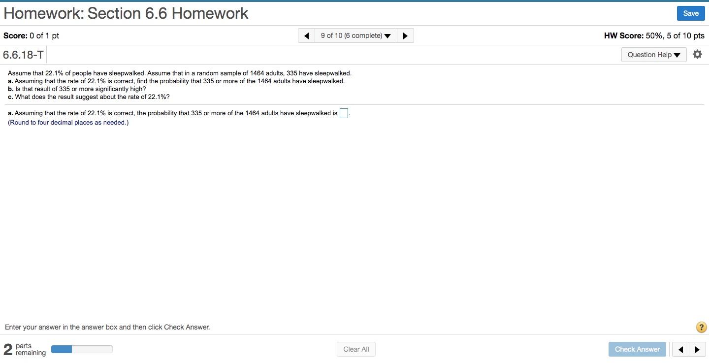 Solved Homework Section 6 6 Homework Save Score 0 Of 1 Pt