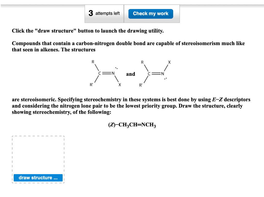 Solved 3 attempts left Check my work Click the "draw | Chegg.com