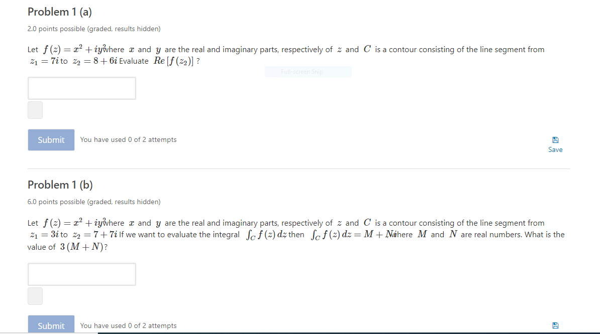 Solved Problem 1 (a) 2.0 points possible (graded, results | Chegg.com
