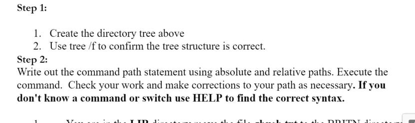Solved MST100 Absolute and Relative Paths Worksheet 1. | Chegg.com