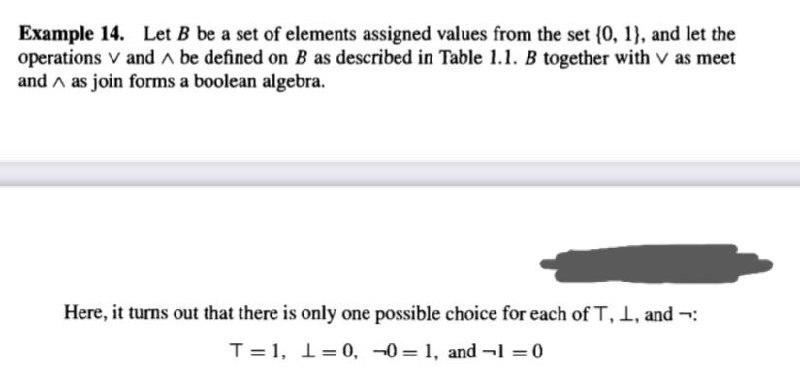 Example 14. Let B be a set of elements assigned | Chegg.com