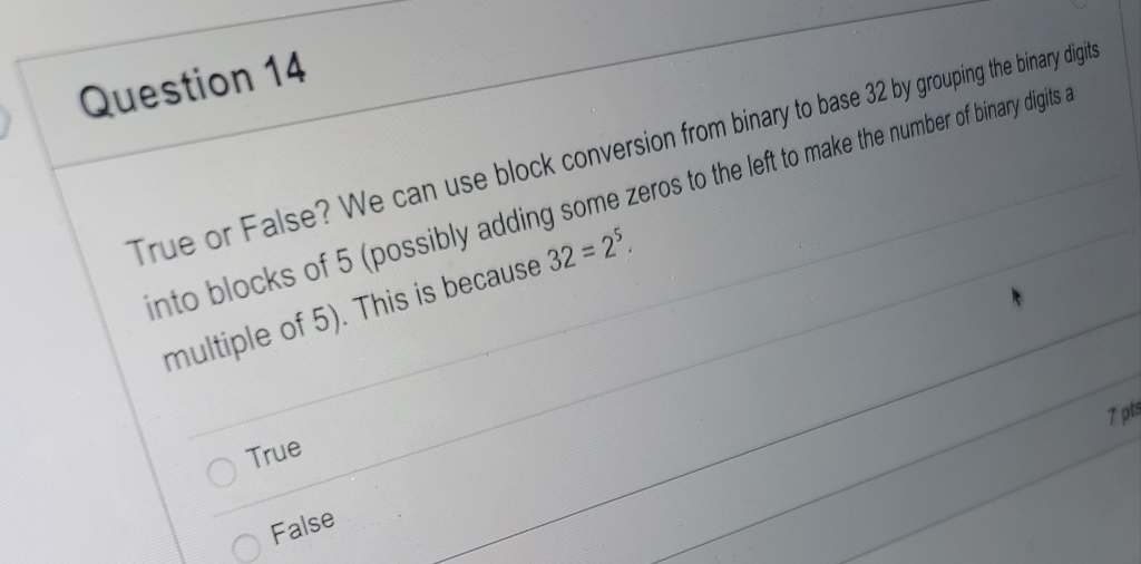 Solved Question 14 True or False? We can use block | Chegg.com
