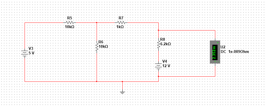 Solved Using Multisim replace the voltmeter with an ammeter. | Chegg.com