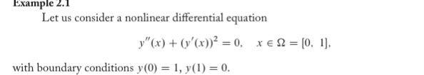 Solved Solve In Detail A Nonlinear Boundary Value Problems 