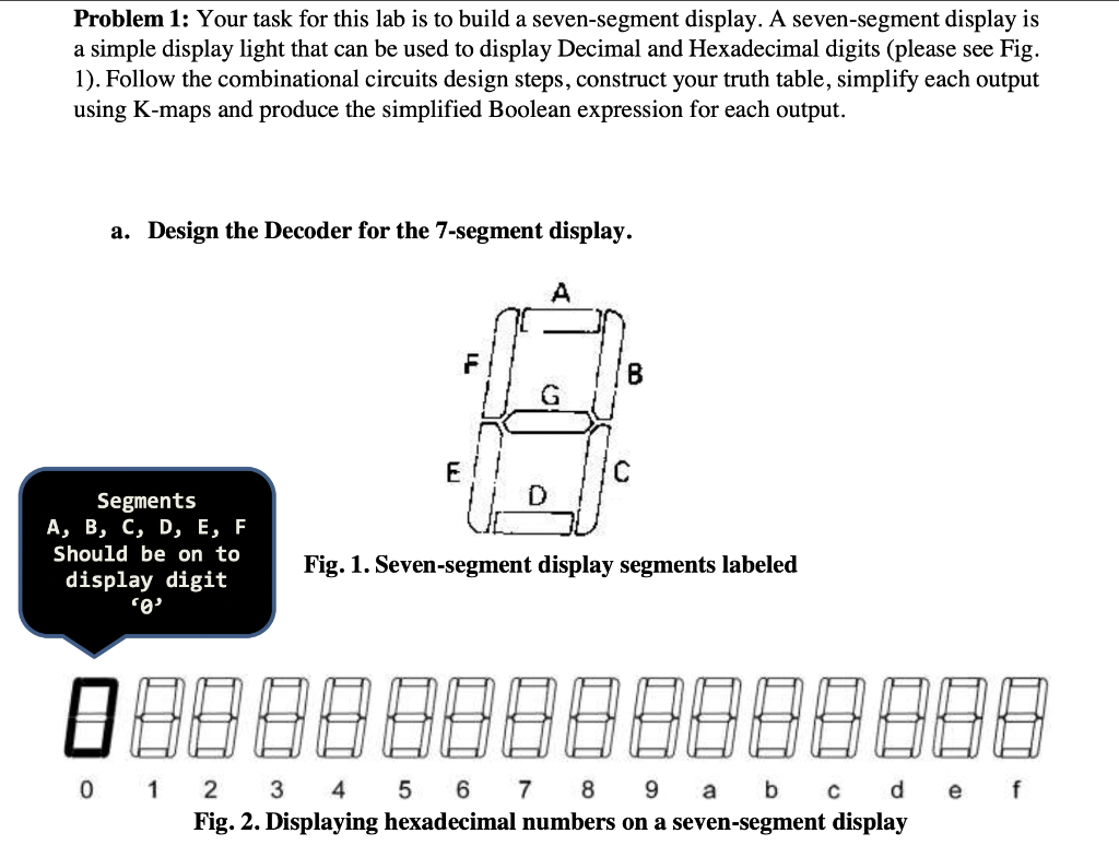 Solved Problem 1: Your task for this lab is to build a | Chegg.com
