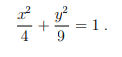 Solved 4x2+9y2=1 | Chegg.com