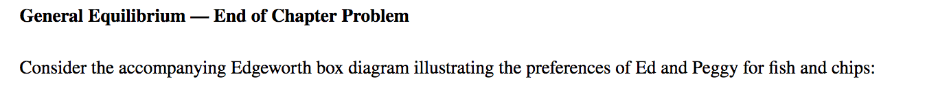 Solved General Equilibrium — End of Chapter Problem Consider | Chegg.com