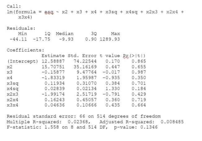 Solved Refer to the R output below which is the result of | Chegg.com
