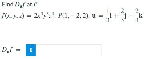 Solved Find Duf at P. | Chegg.com