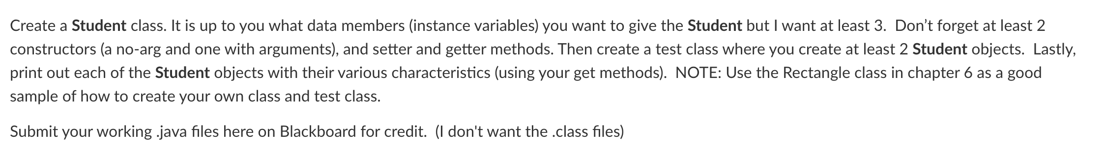 Solved Using your "Student" class from Lab 1 and 2, add the | Chegg.com