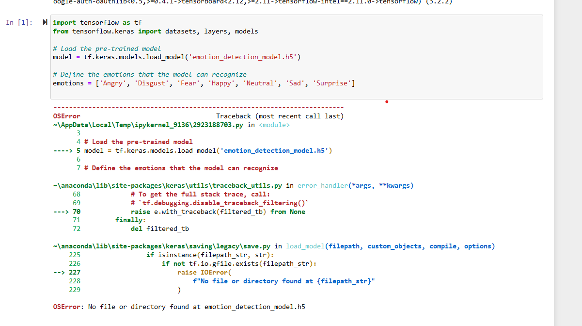 Solved I Have An Emotion Detection Project In Machine