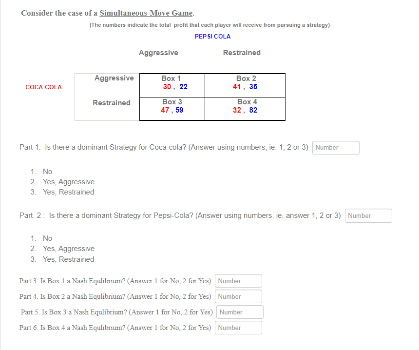 Solved Consider the case of a Simultaneous-Move Game. (The | Chegg.com