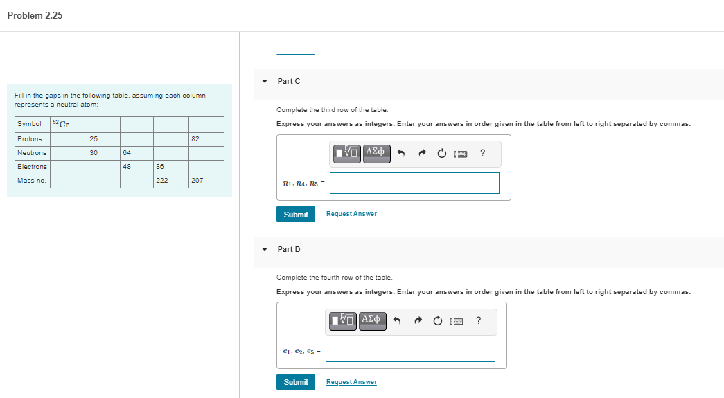 Solved Fill in the gaps in the following table, assuming | Chegg.com