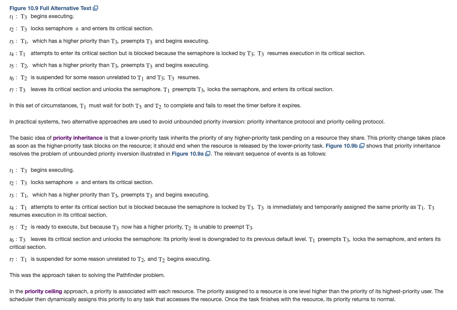 Solved This assignment is on priority inversion (page | Chegg.com