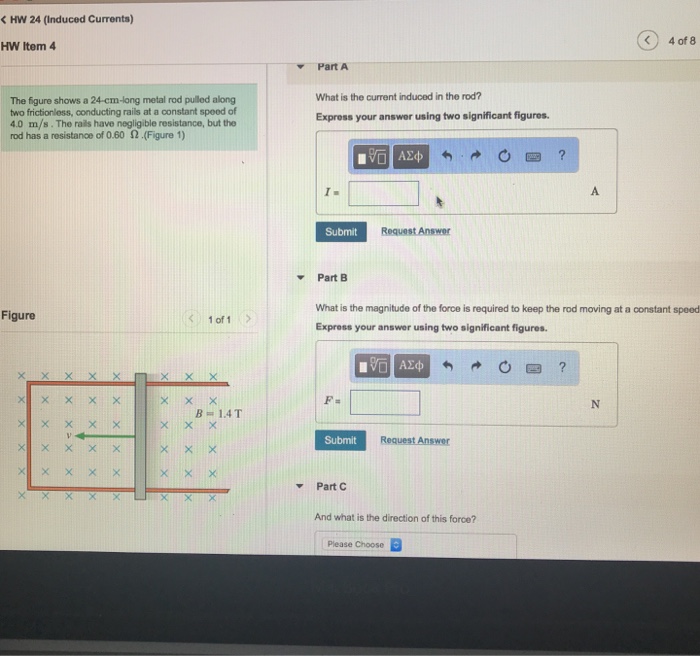 Solved HW 24 (induced Currents) HW Item 4 ⓒ 4of8 Part A What | Chegg.com