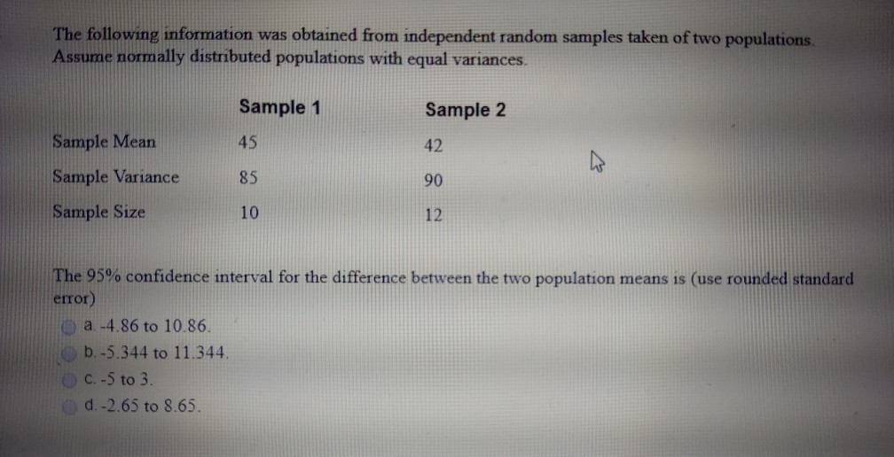 Solved The following information was obtained from | Chegg.com