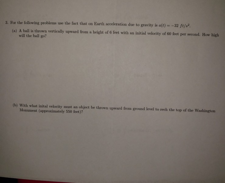 Solved 3. For the following problems use the fact that on | Chegg.com