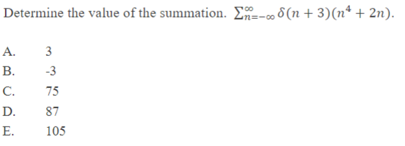Solved Determine the value of the summation. | Chegg.com