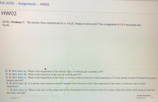 Solved Fall 2018) Assignments HW02 HW02 (17 %) Problem 7: | Chegg.com