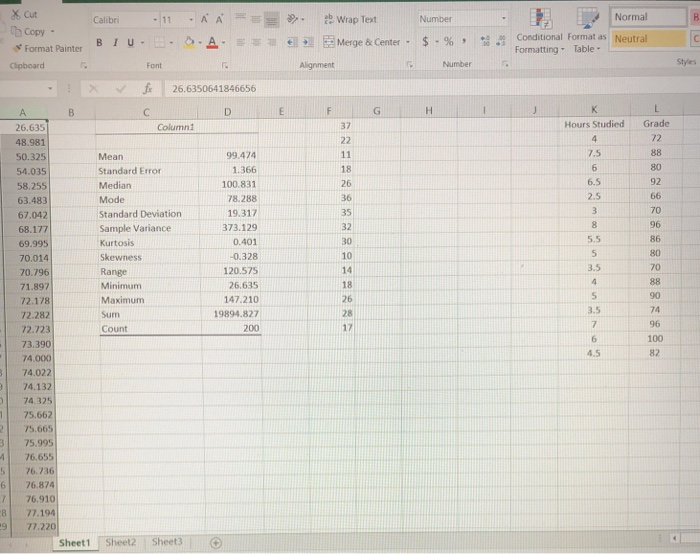 Number Normal Calibri u . . A. . 喜祖亘鰐! Eg Merge & | Chegg.com