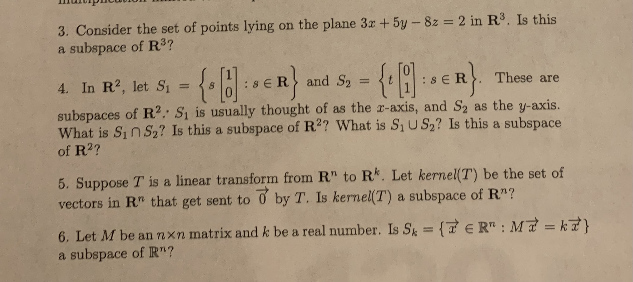 Solved Consider the set of ﻿points lying on ﻿the plane | Chegg.com