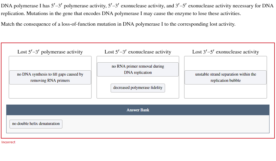 Solved DNA polymerase I has 5'-3' ﻿polymerase activity, | Chegg.com