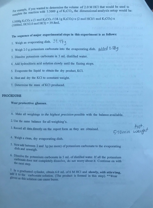 Solved REPORT FOR EXPERIMENT 15 (continued) QUESTIONS AND | Chegg.com