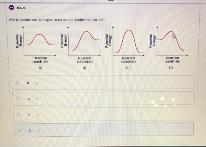 Solved H3.17 The potential energy diagram below represents a | Chegg.com