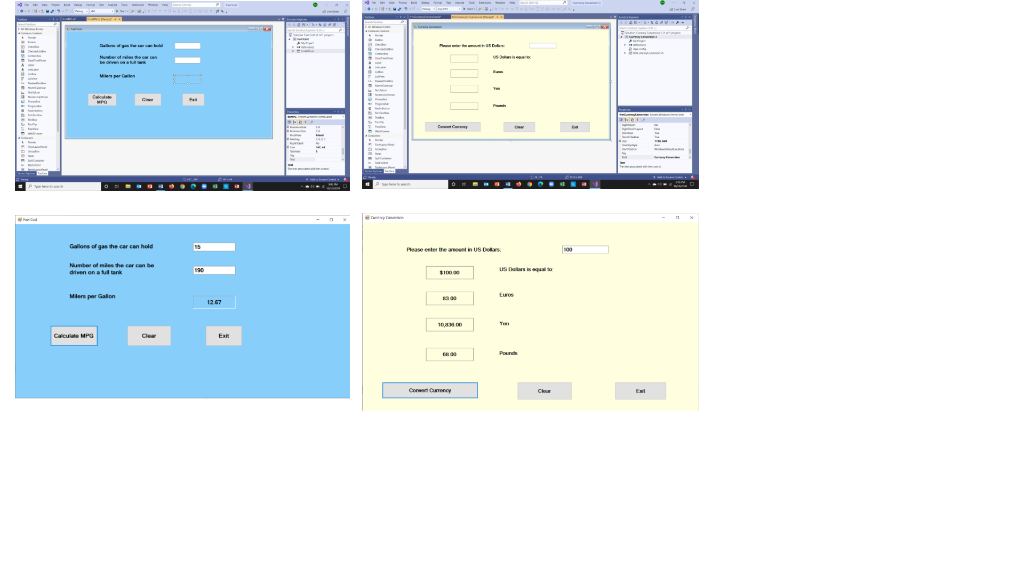 Solved Exercise 1 - Miles Per Gallon Calculator Create a | Chegg.com