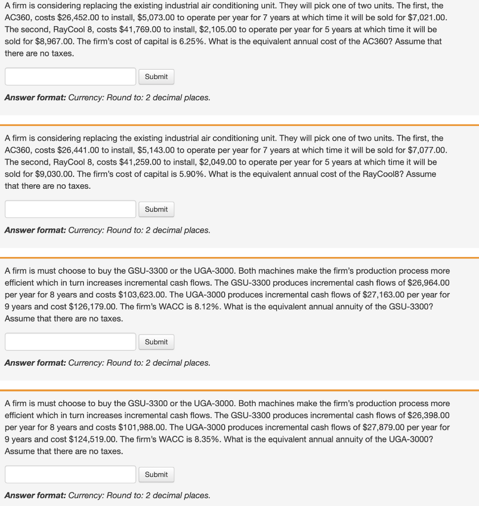 Solved A firm is considering replacing the existing | Chegg.com