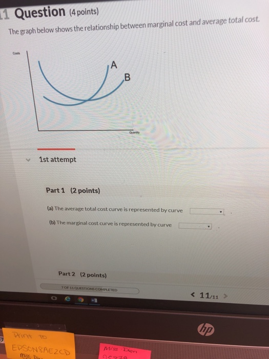 Solved 1 Question (4 points) The graph below shows the | Chegg.com