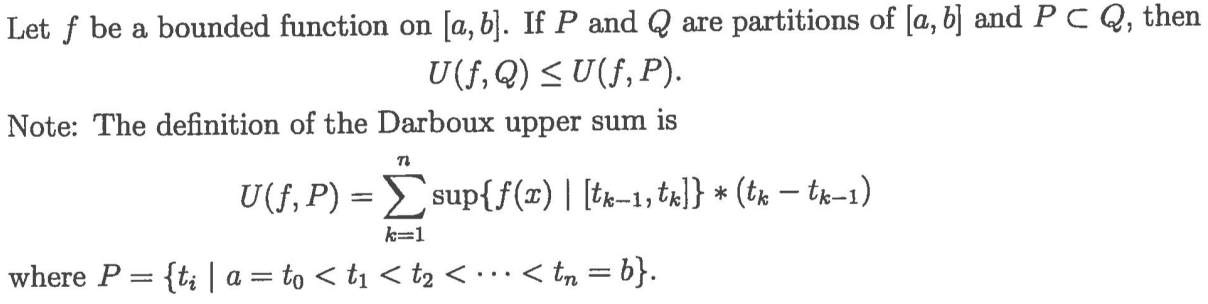 Solved Let f be a bounded function on [a,b]. If P and Q are | Chegg.com