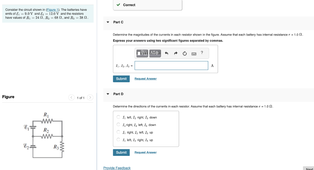 Solved Consider the circuit shown in (Figure 1). The | Chegg.com