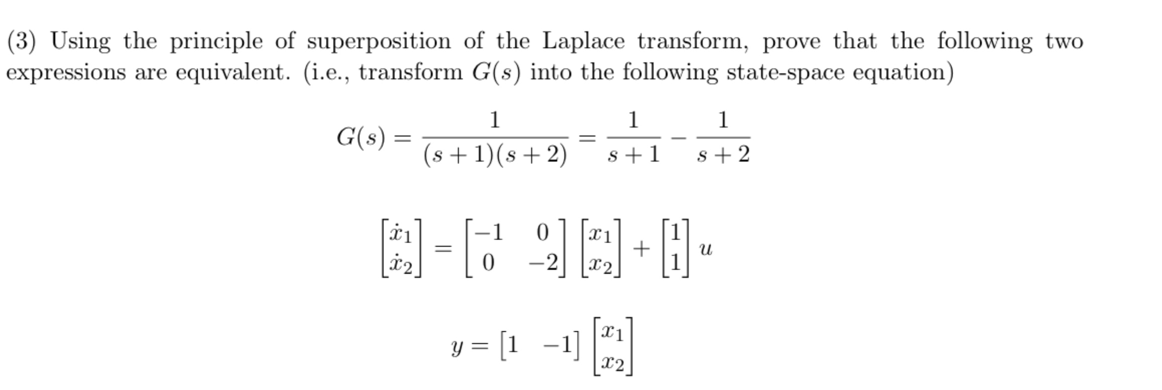 Solved (3) ﻿Using the principle of superposition of the | Chegg.com