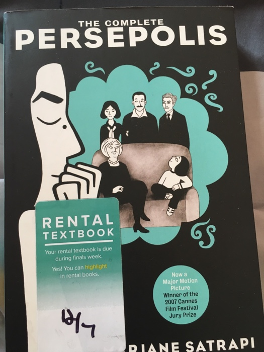 Solved Write a reading response on “the complete Persepolis” | Chegg.com