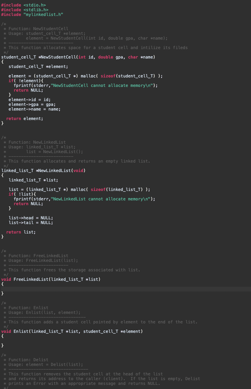 C programming Implement a function called ReadLine() | Chegg.com