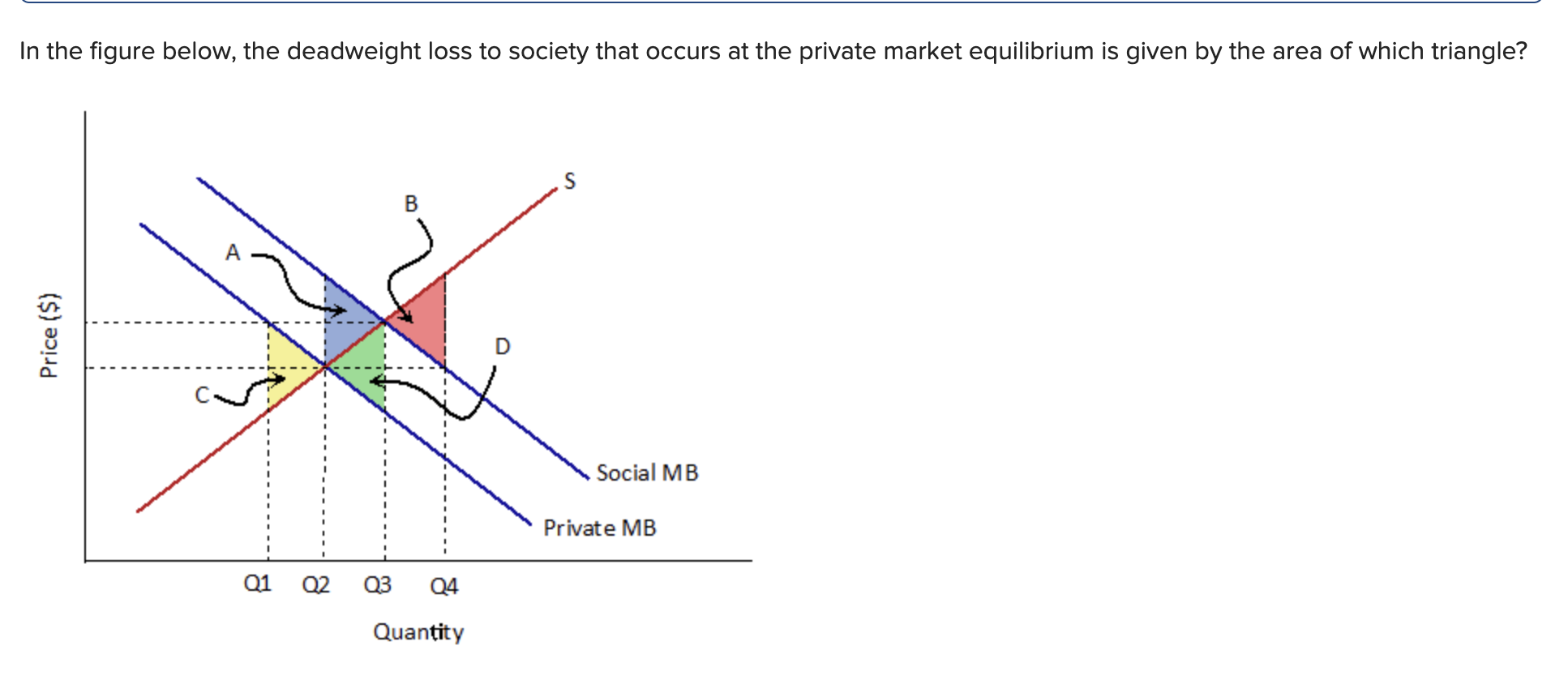 Solved Triangle A Triangle B Triangle C Triangle D In the | Chegg.com