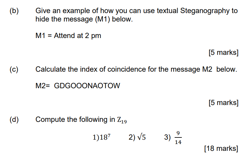 Solved (b) Give an example of how you can use textual | Chegg.com