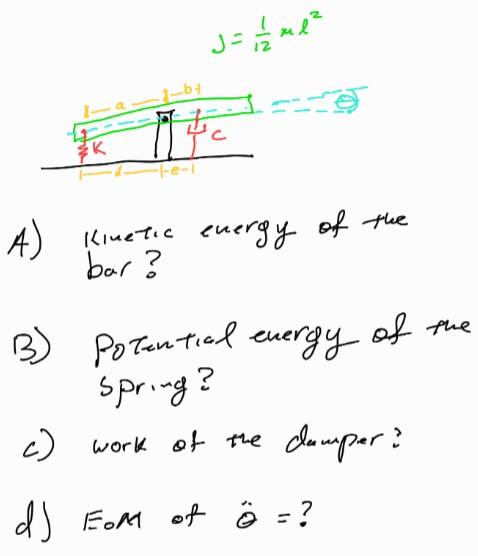 Solved I need help with solving this dynamics problem using | Chegg.com