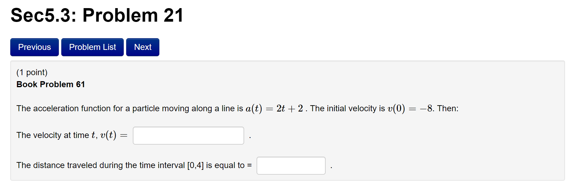 Solved Sec5.3: Problem 21 Previous Problem List Next (1 | Chegg.com