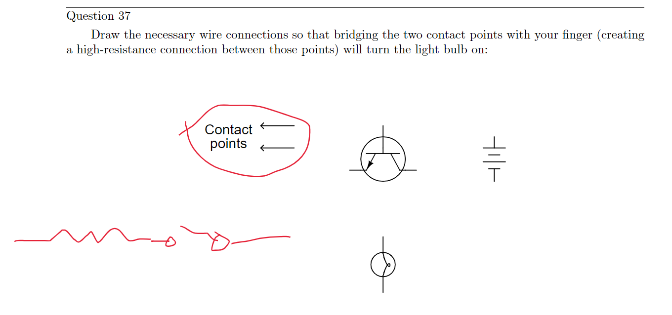 Solved Draw the necessary wire connections so that bridging | Chegg.com