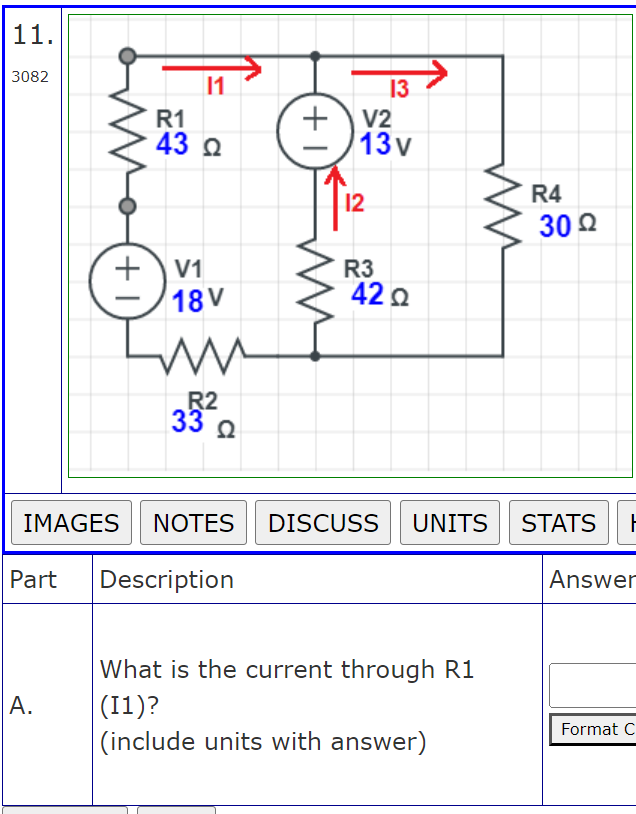 Solved What is the current through R1 (I1)? | Chegg.com
