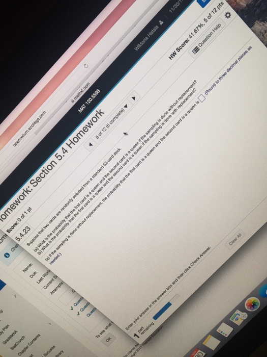 Solved Homework Section 5 3 Homework Do Score 0 Of 1 Pt