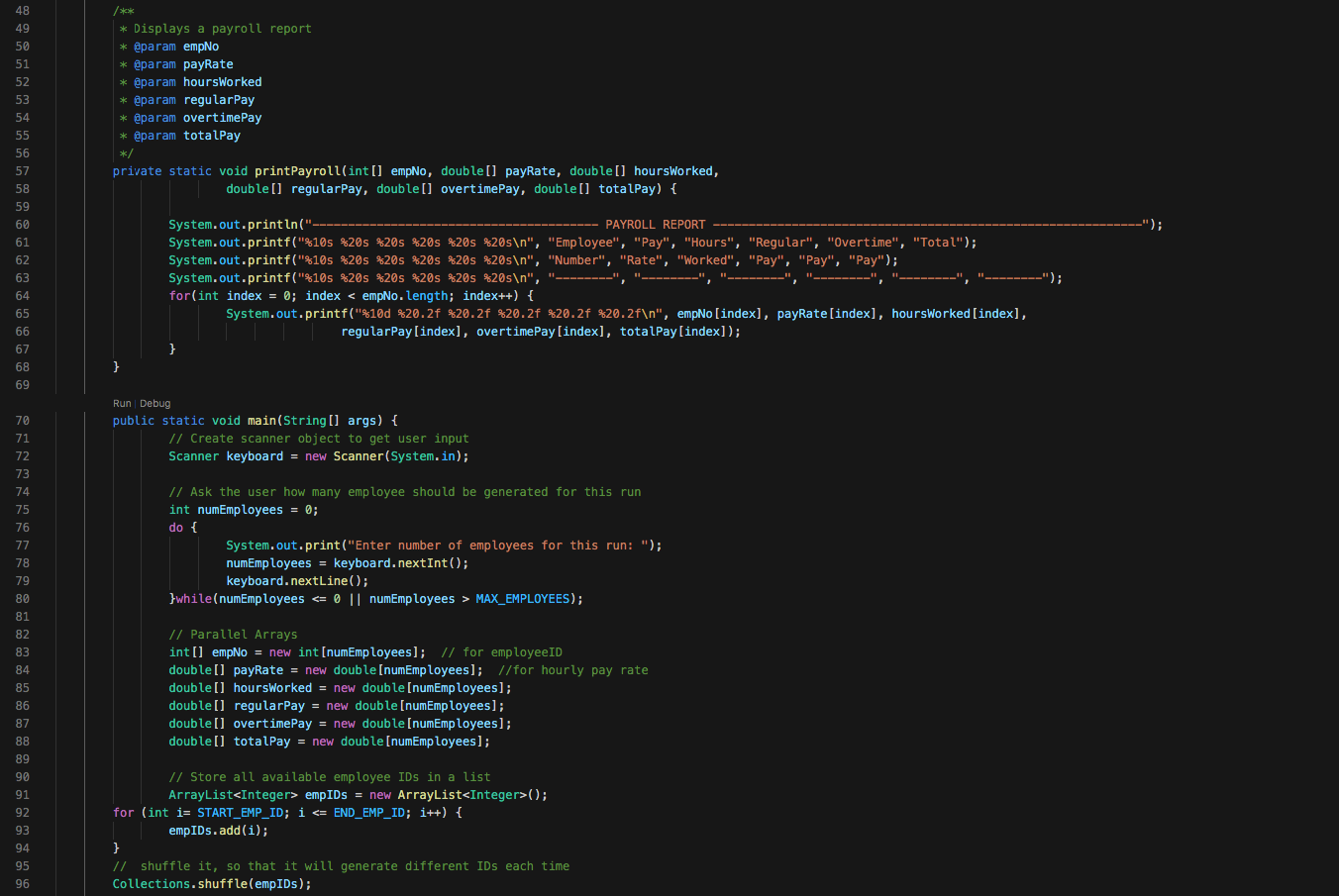 Solved JAVA. I'm having some trouble figuring out how to | Chegg.com