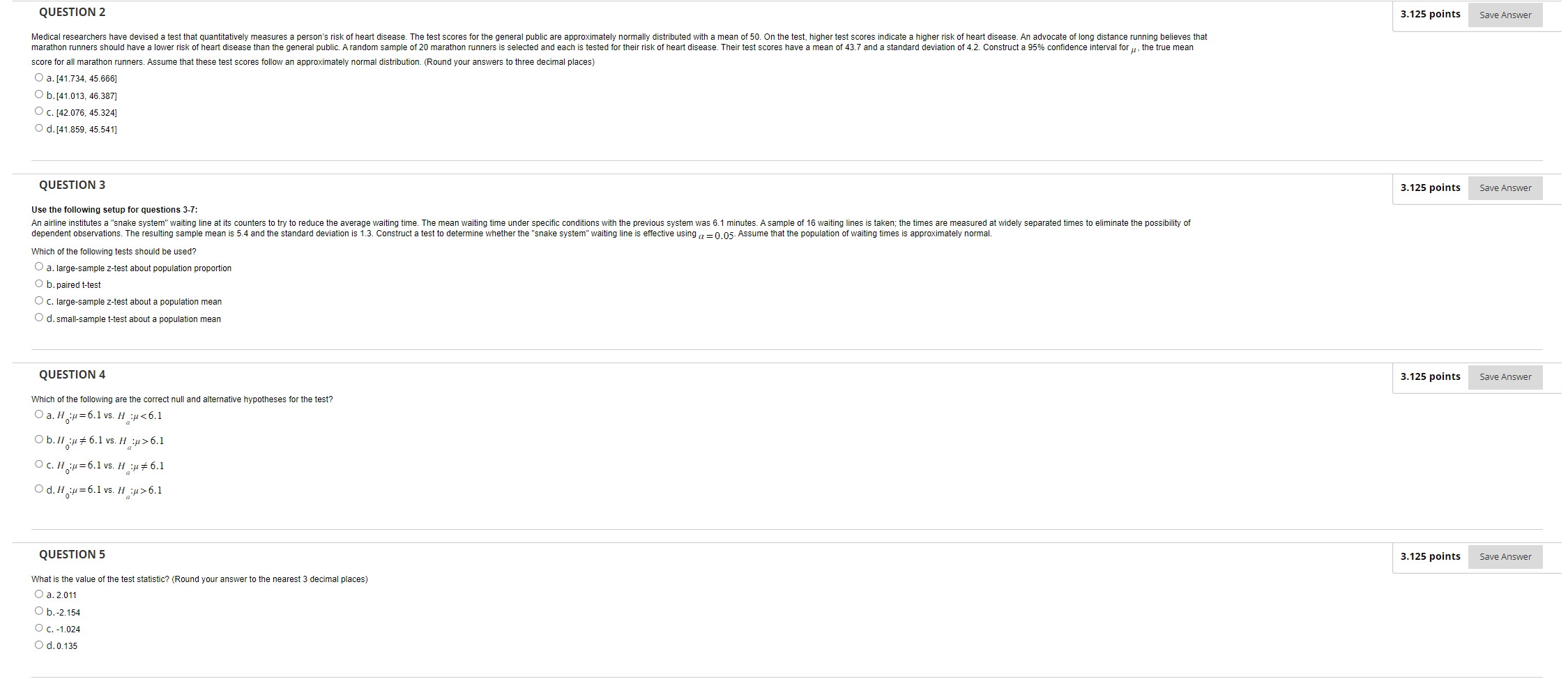 Solved score for all marathon runners. Assume that these | Chegg.com