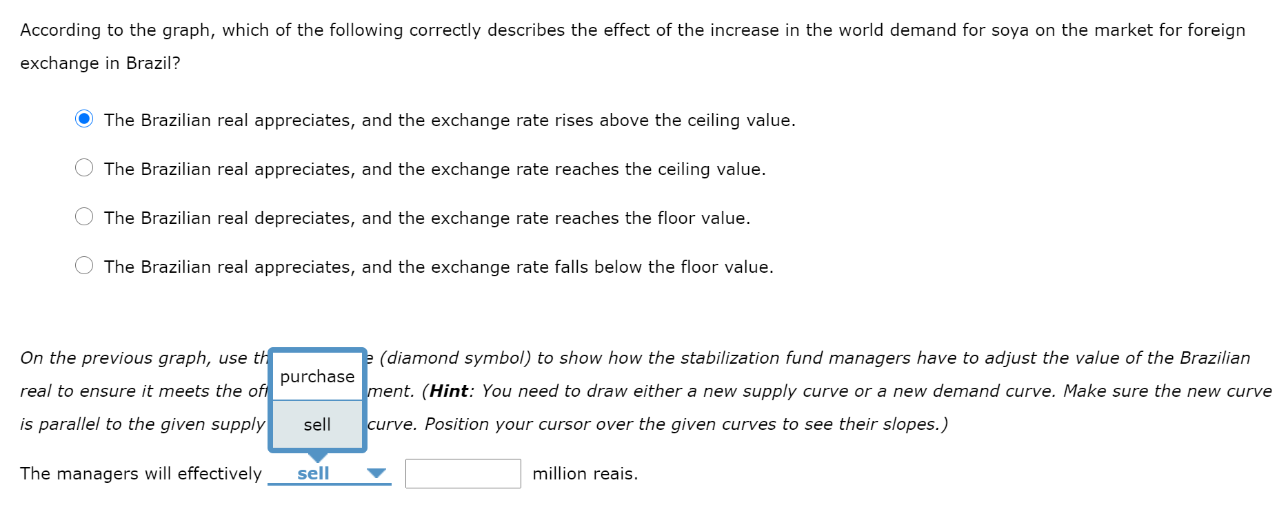 Solved 3. The currency stabilization fund Suppose the | Chegg.com