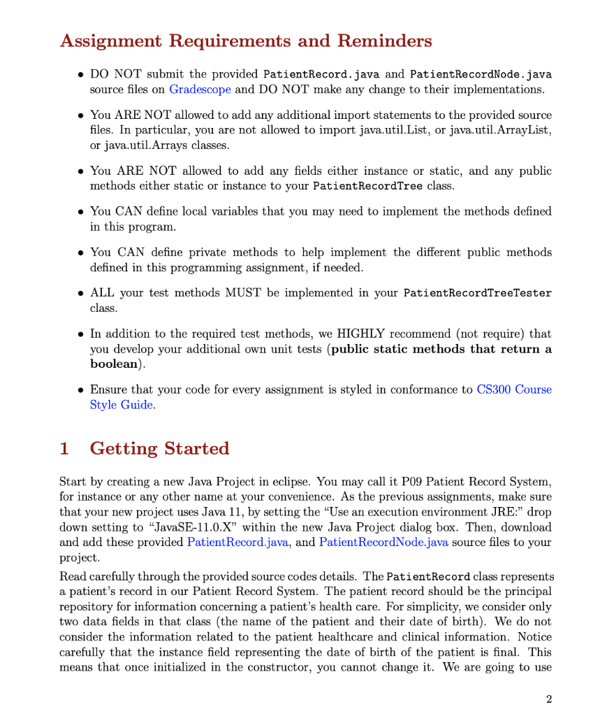 Assignment Requirements and Reminders • DO NOT submit | Chegg.com