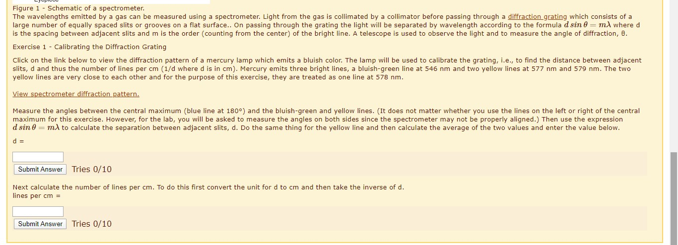 Solved ectrometer. a gas can be measured using a | Chegg.com