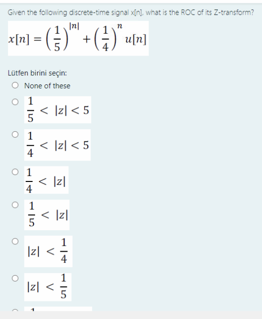 Solved Given the following discrete-time signal x[n], what | Chegg.com