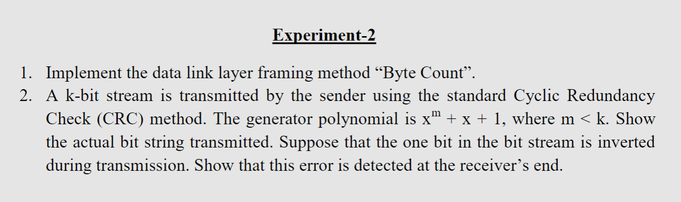 Solved Subject: Computer Networking Lab For question 1 | Chegg.com